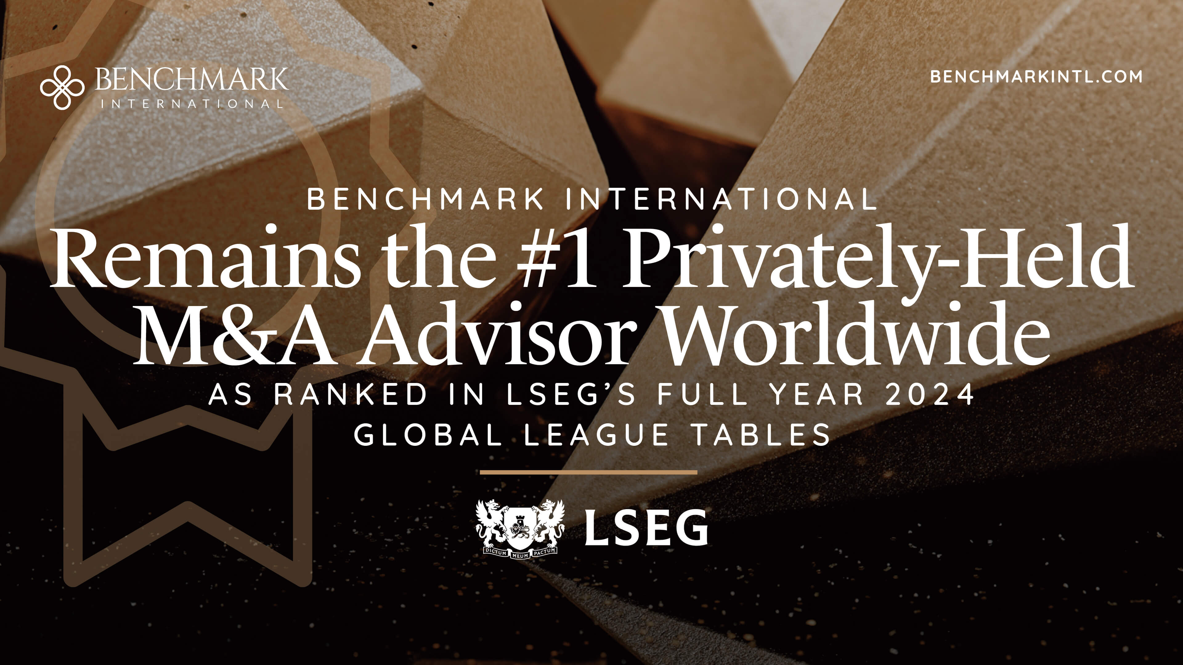Benchmark International bleibt die Nummer 1 unter den privaten M&A ...