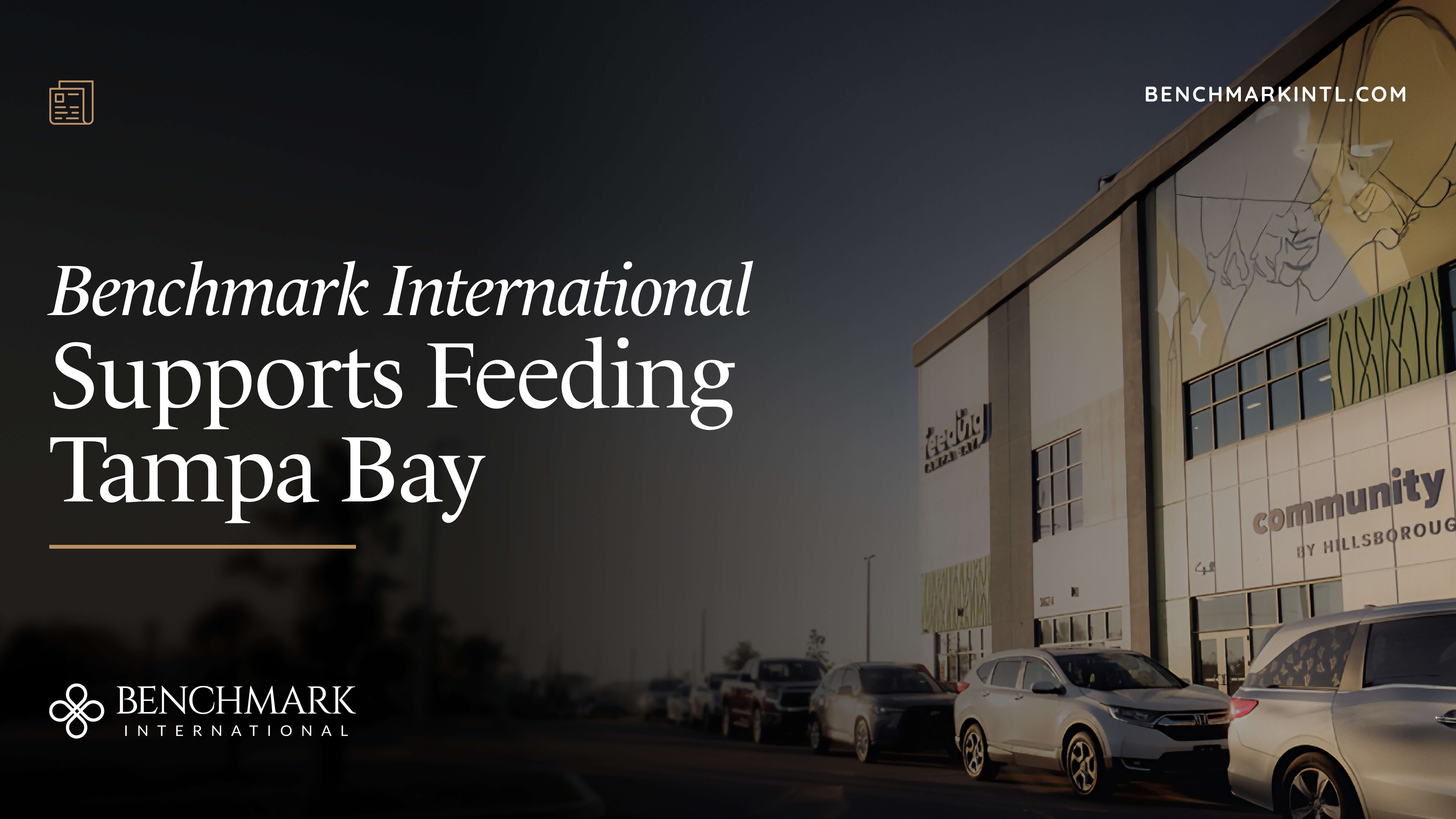 Benchmark International ondersteun die voeding van Tampa Bay