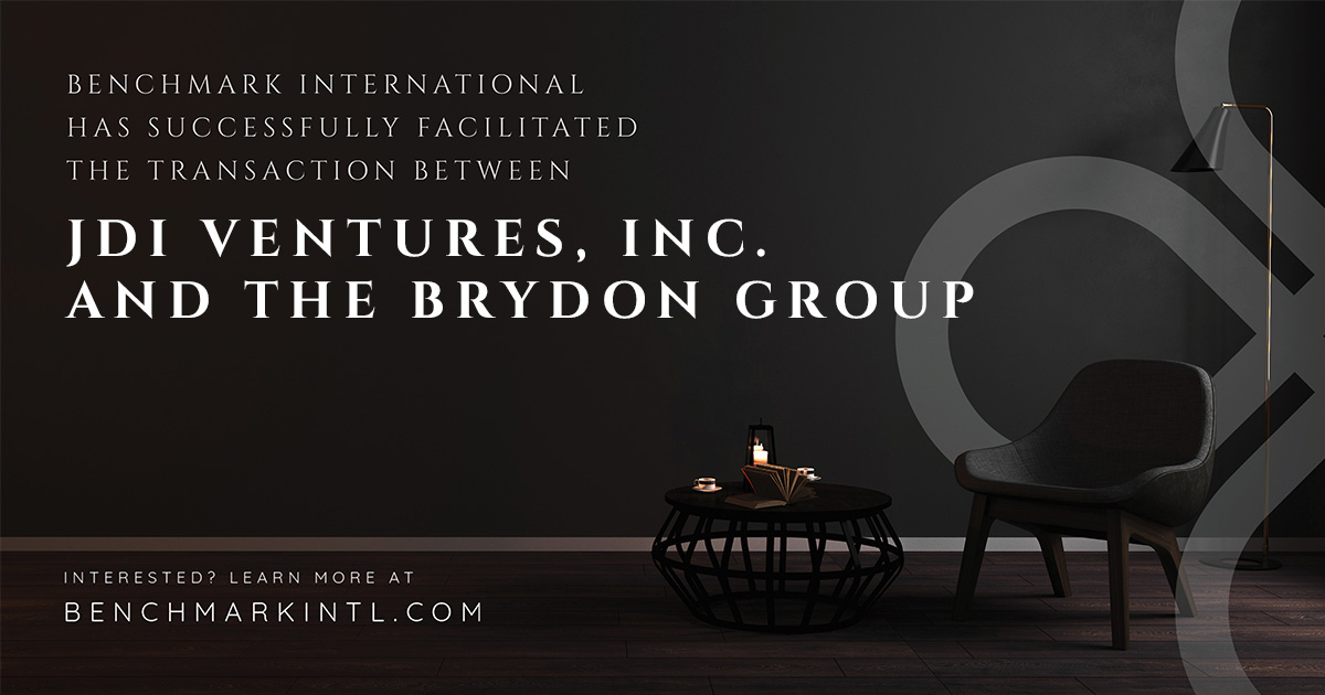 Benchmark International Successfully Facilitated a Transaction Between JDI Ventures, Inc. and ...