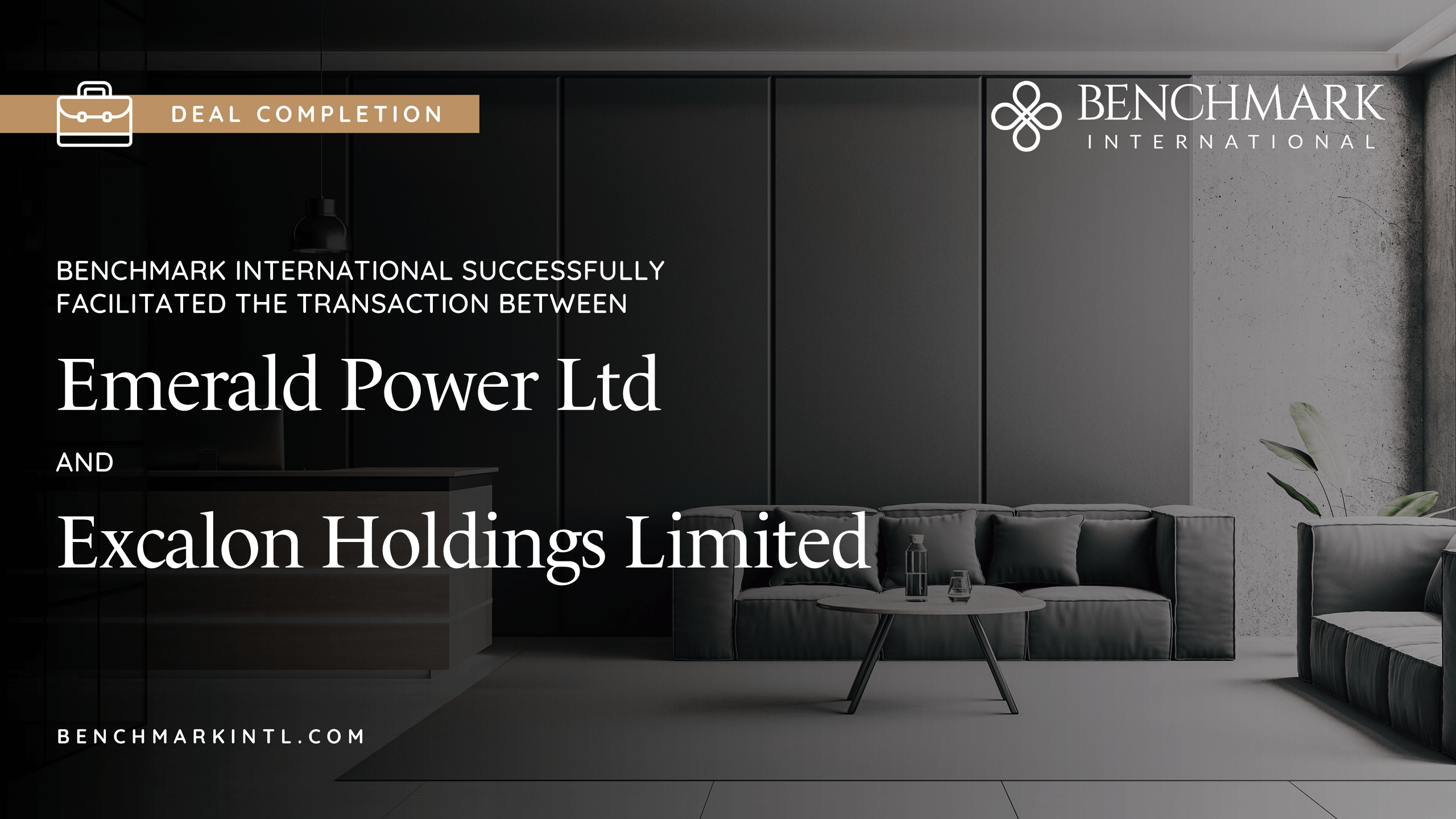 Benchmark International Successfully Facilitated the Transaction ...