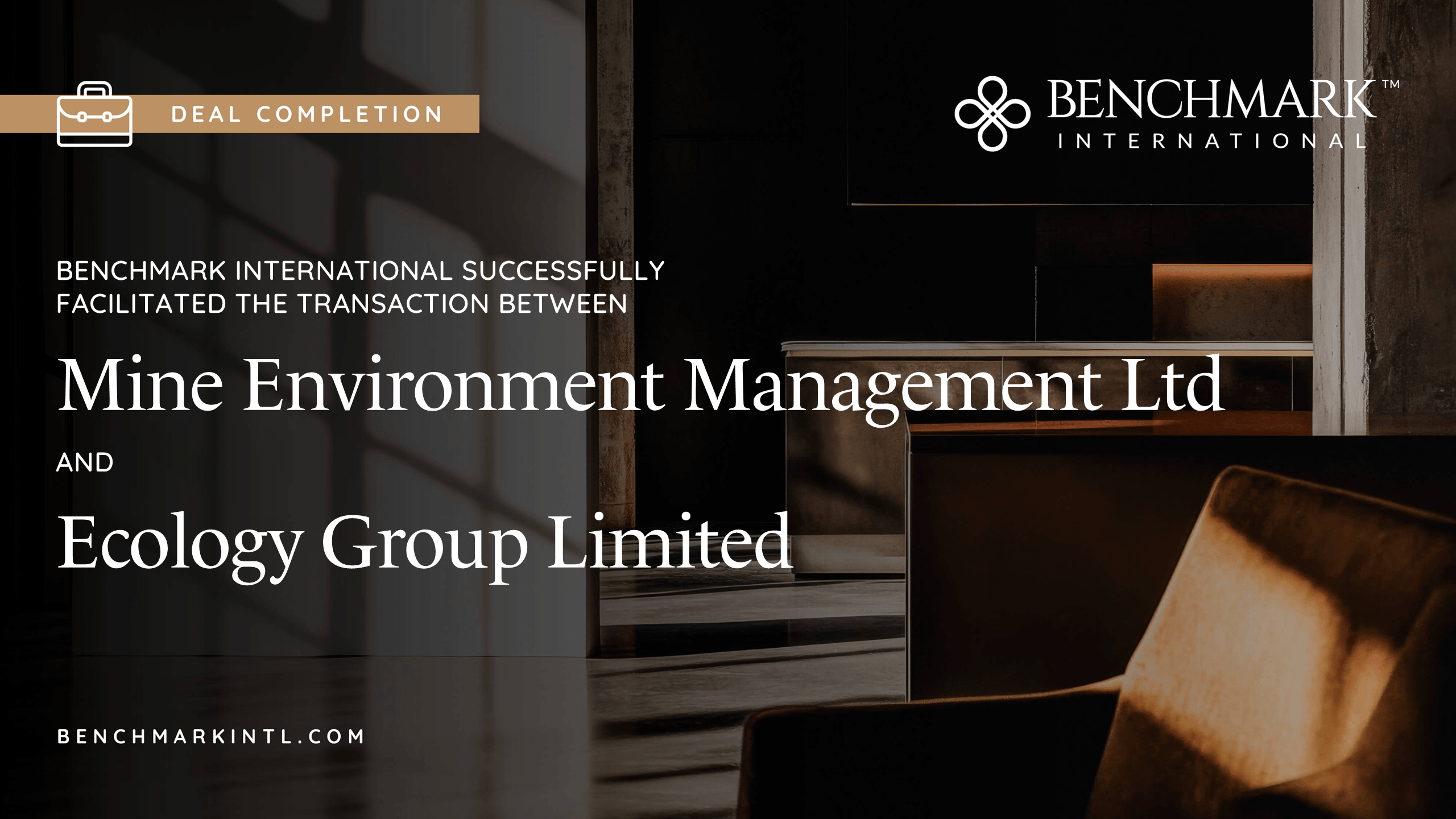 Benchmark International Successfully Facilitated the Transaction ...