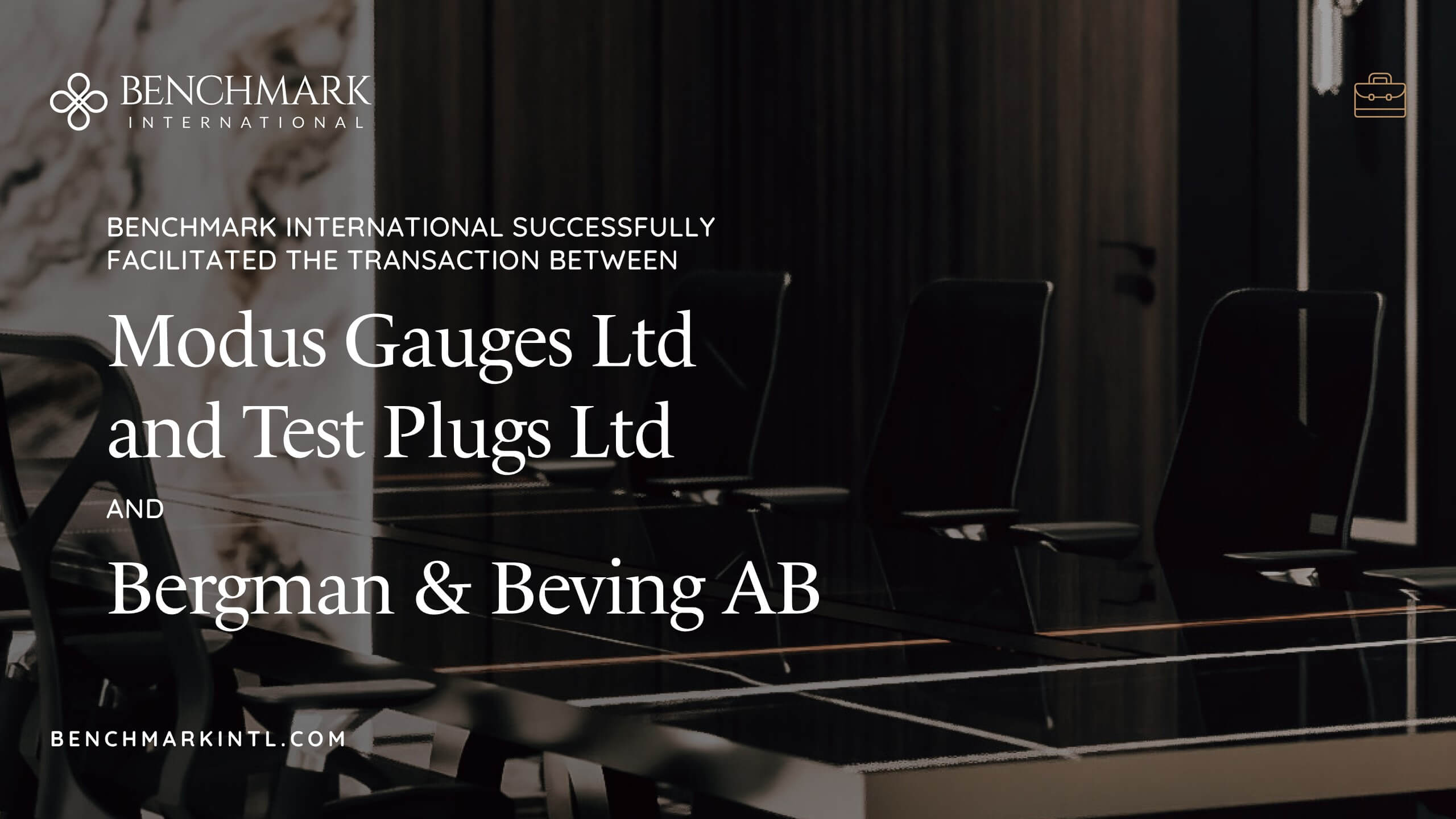 Benchmark International Successfully Facilitated the Transaction ...