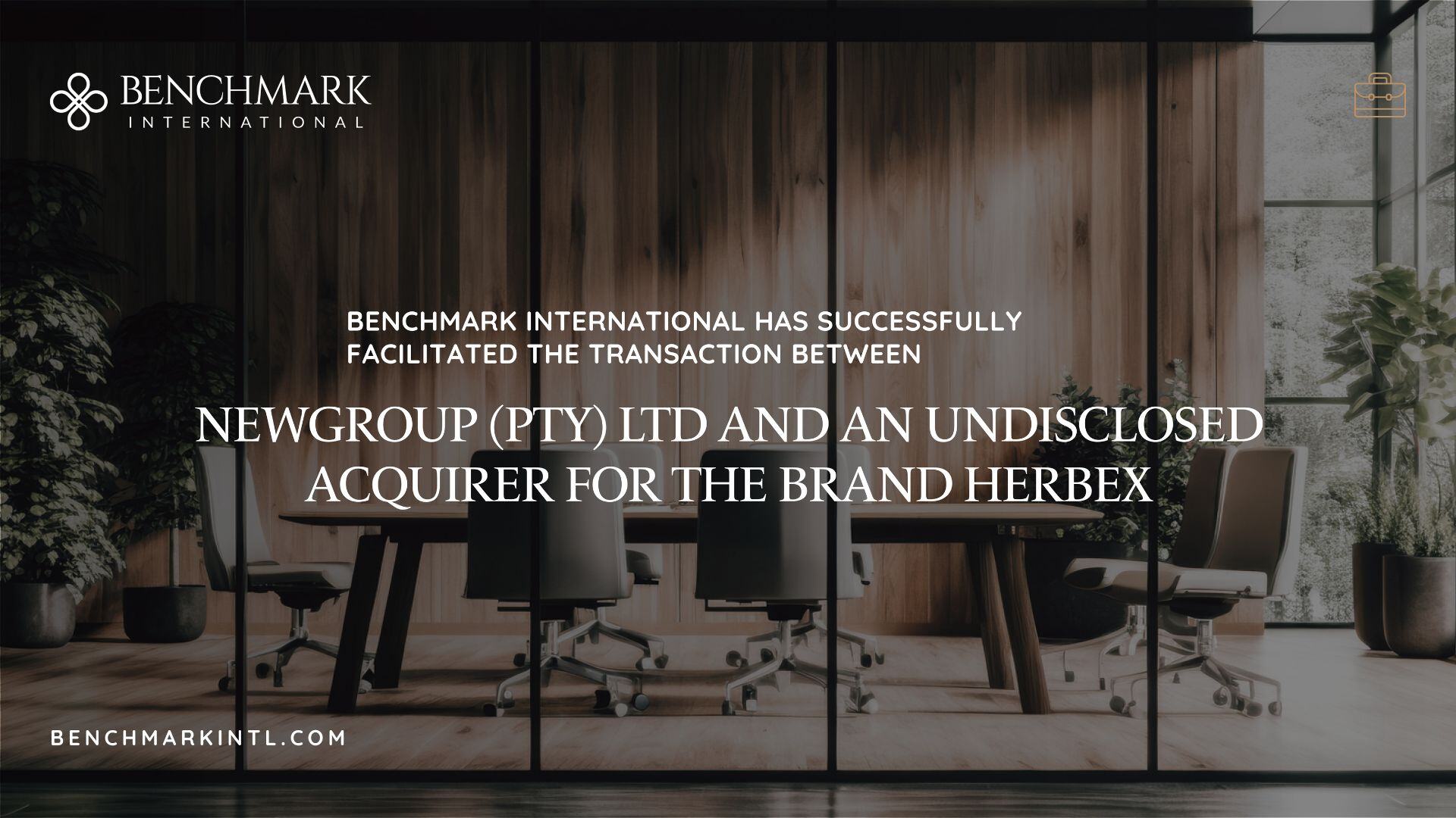 Benchmark International Successfully Facilitated the Transaction ...
