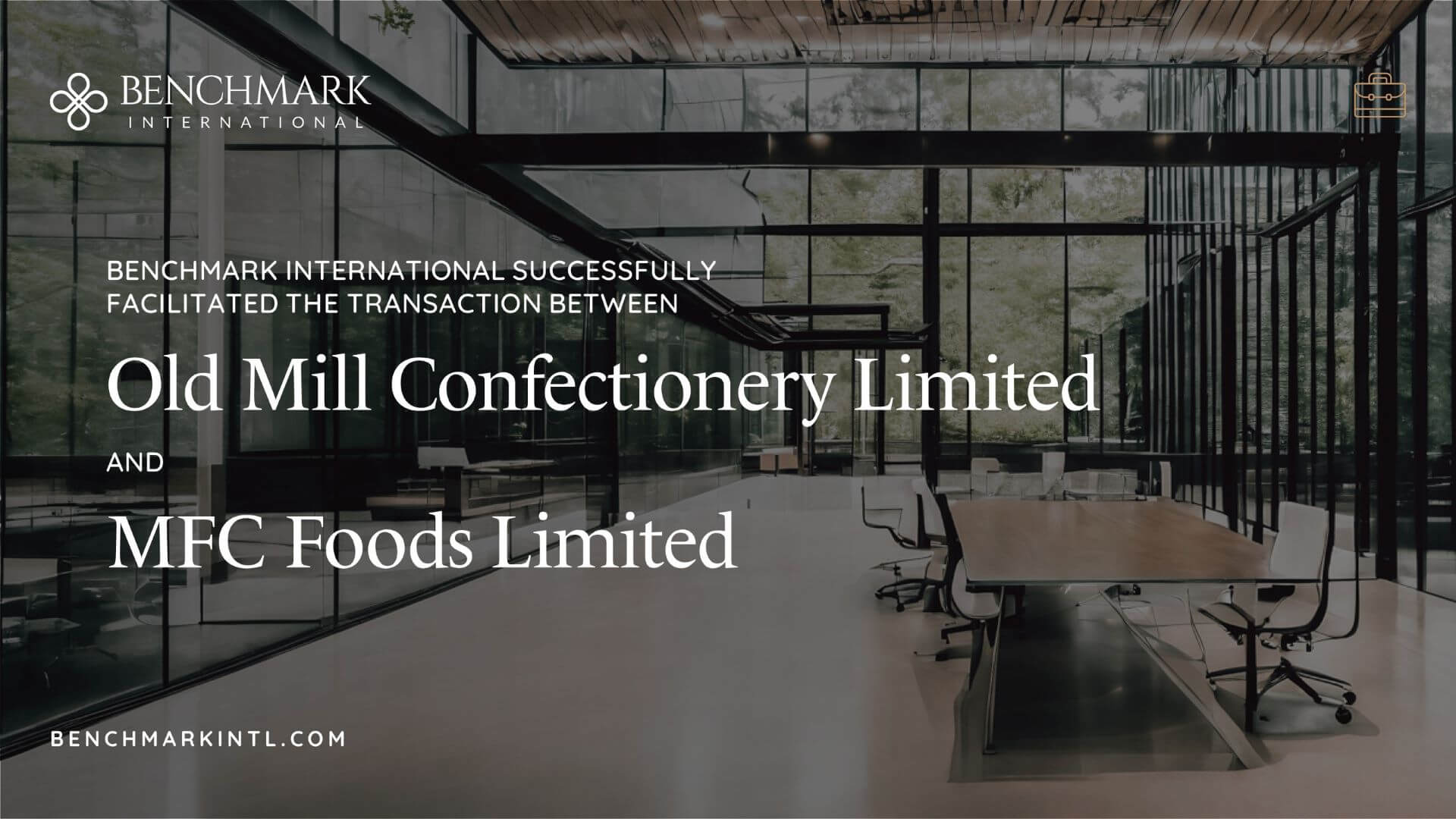 Benchmark International Successfully Facilitated the Transaction ...