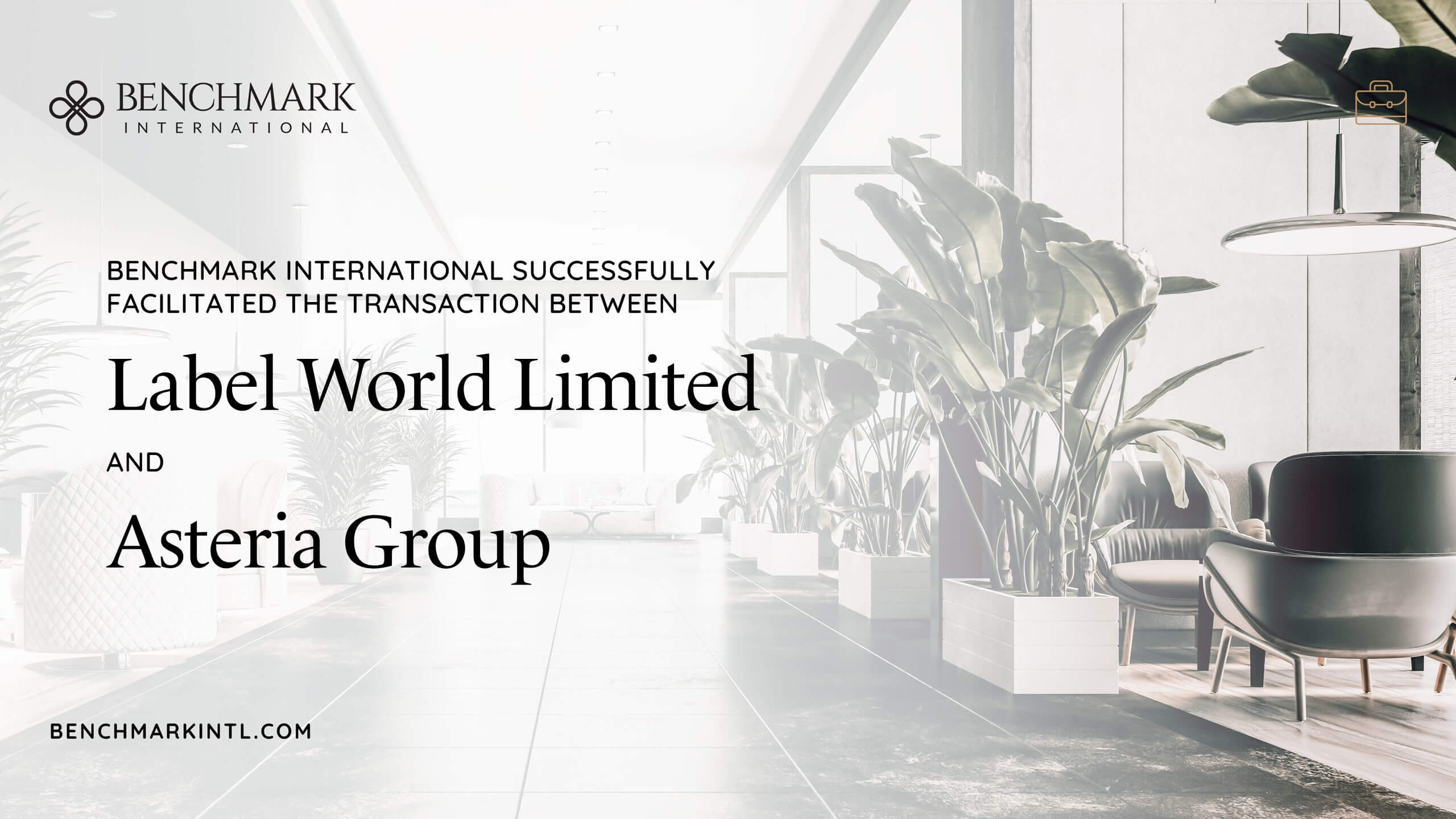 Benchmark International Successfully Facilitated the Transaction of ...