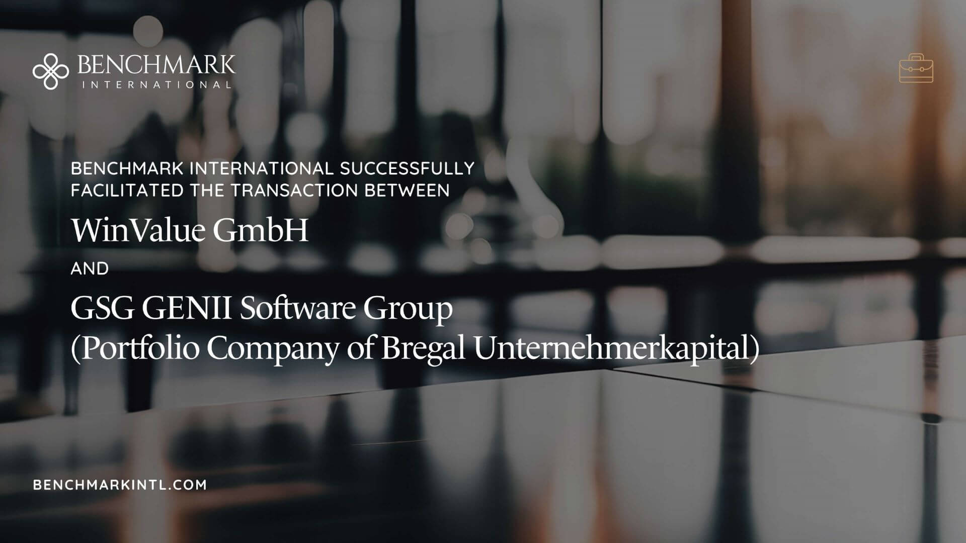 Benchmark International Successfully Facilitated the Transaction ...