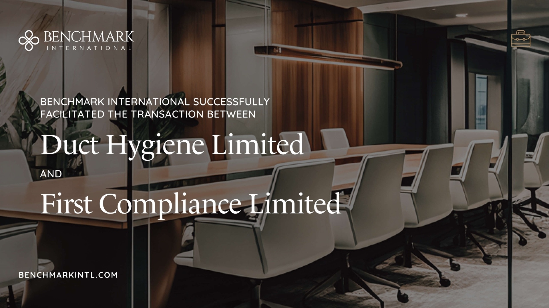 Benchmark International Sucessfully Facilitated the Transaction Between ...