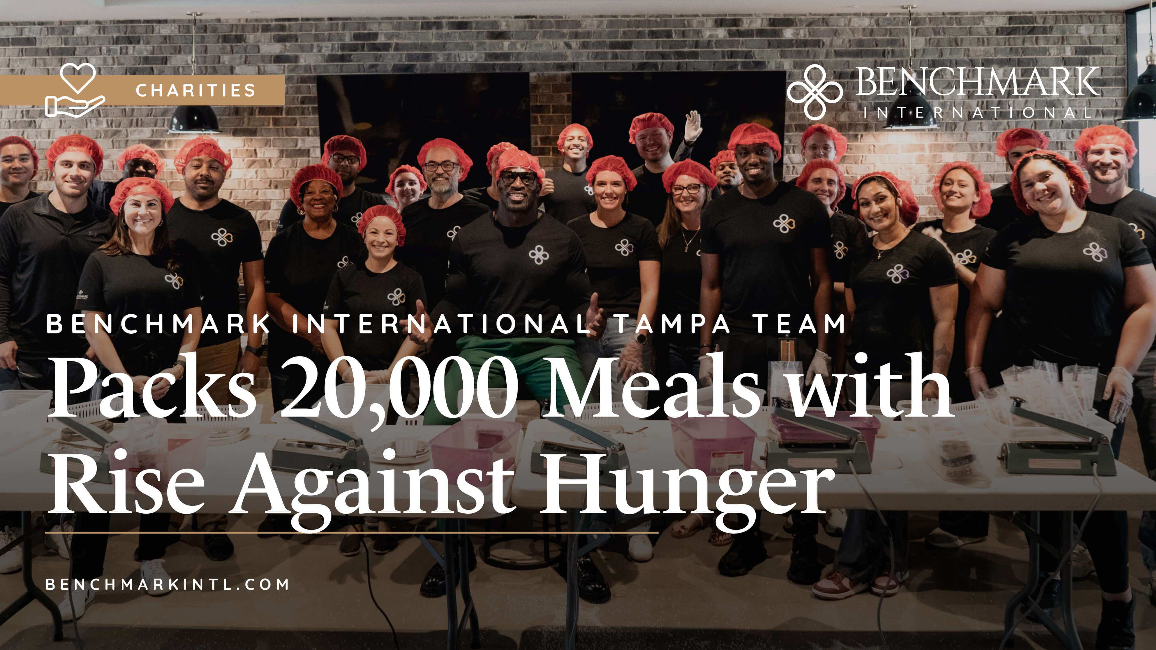 Benchmark International Tampa Team Packs 20,000 Meals with Rise Against ...