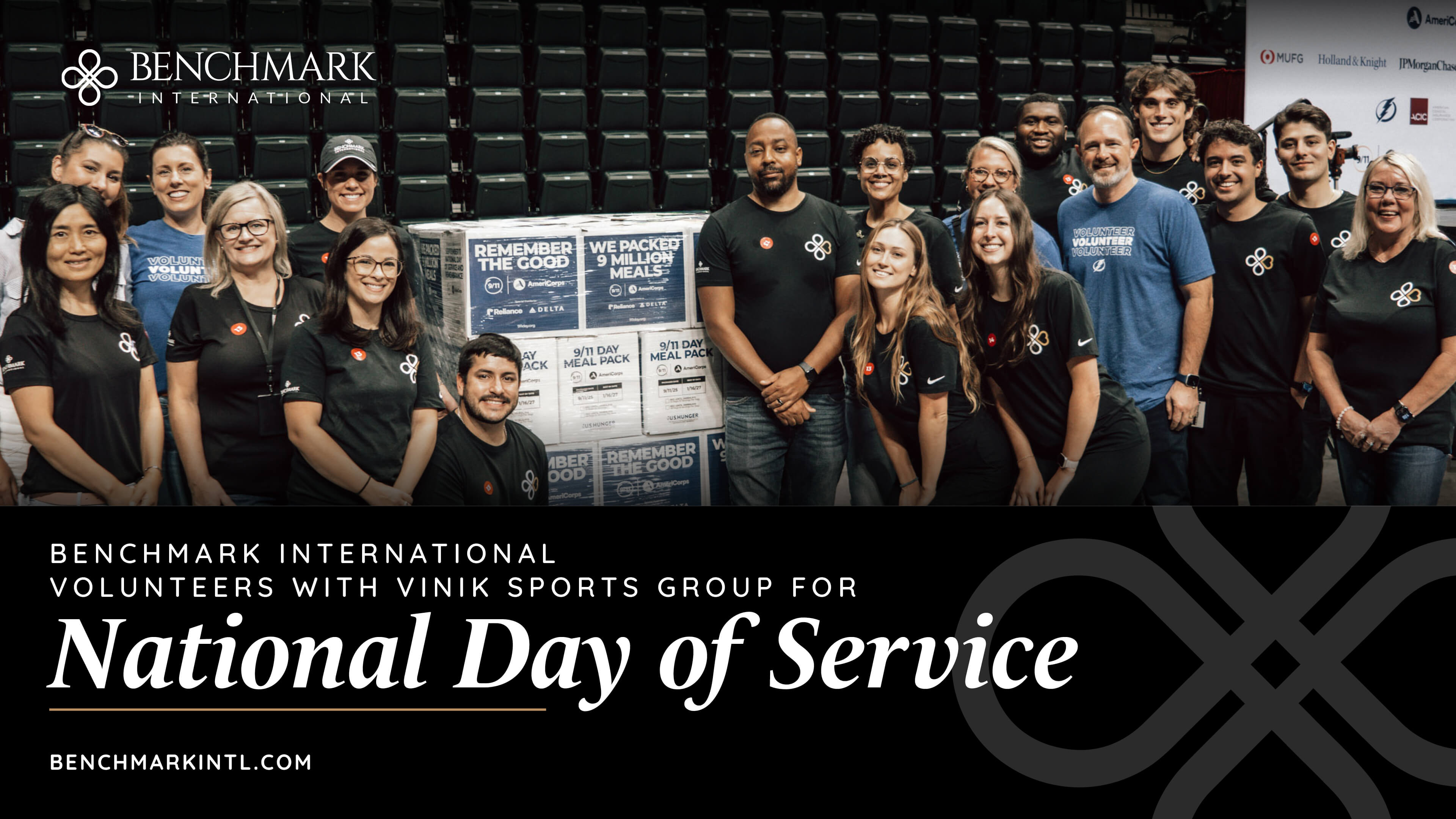 Benchmark International Volunteers with Vinik Sports Group for National ...
