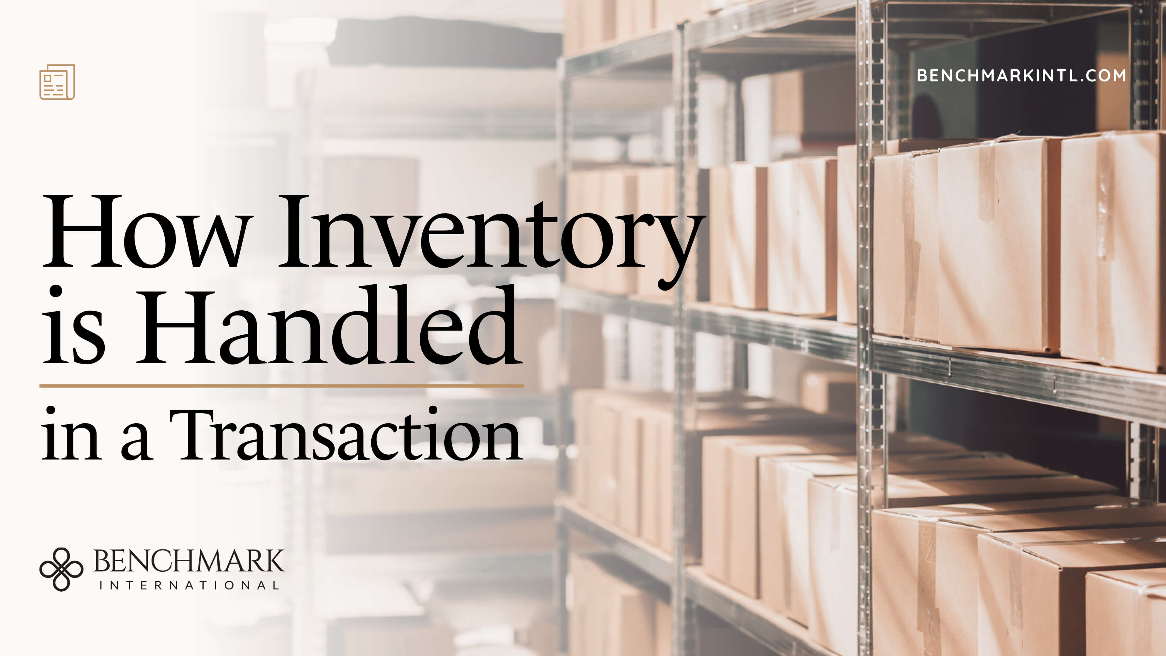 How Inventory Is Handled in a Transaction