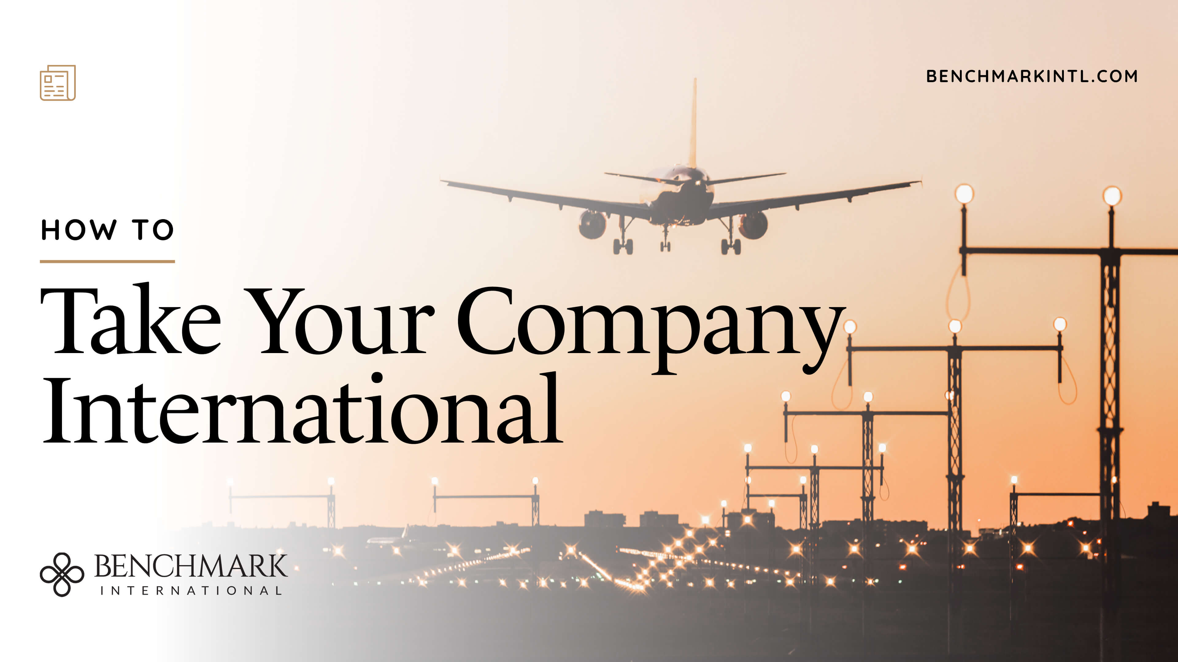 How To Take Your Company International