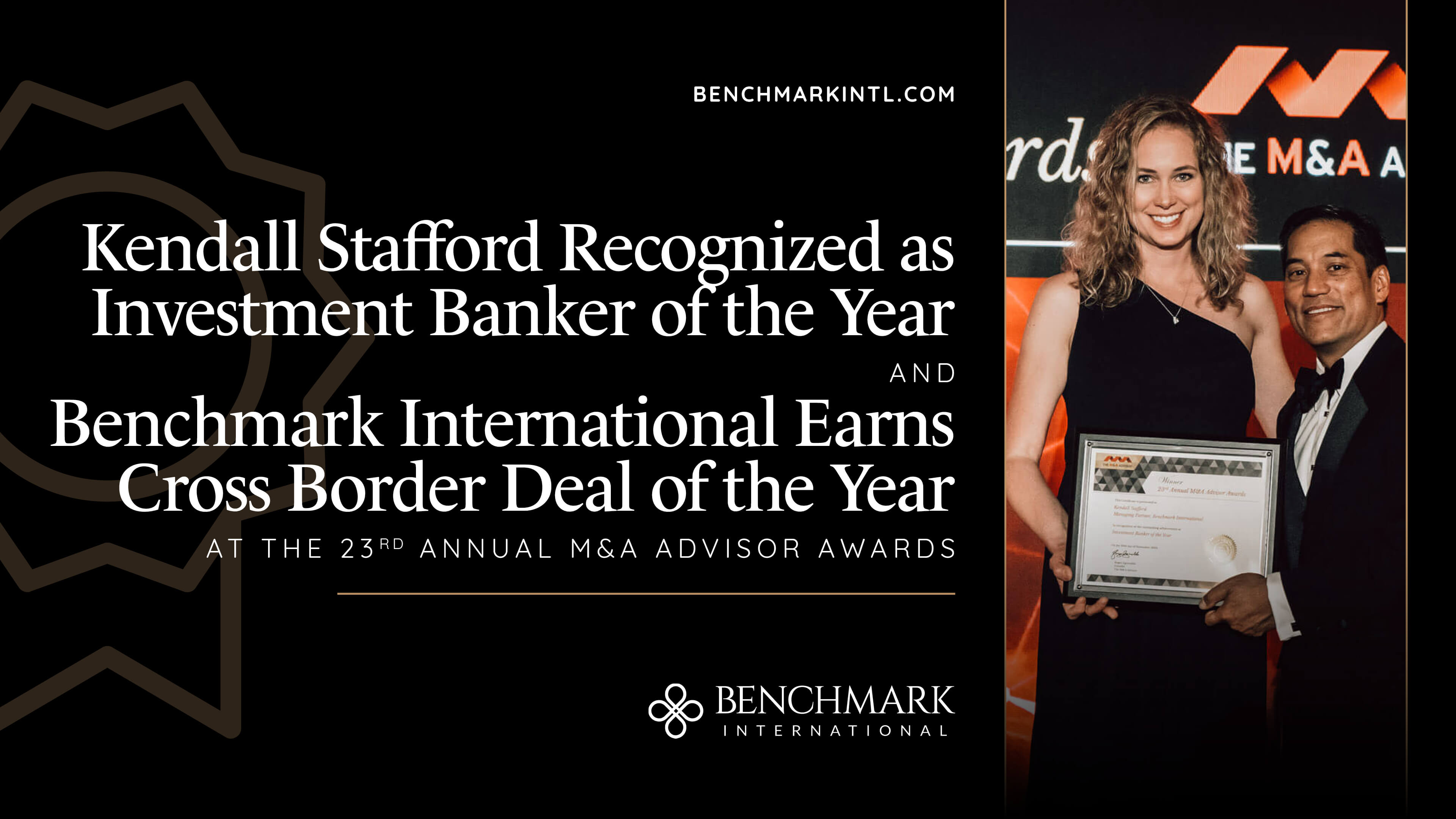 Kendall Stafford Recognized as Investment Banker of the Year and ...