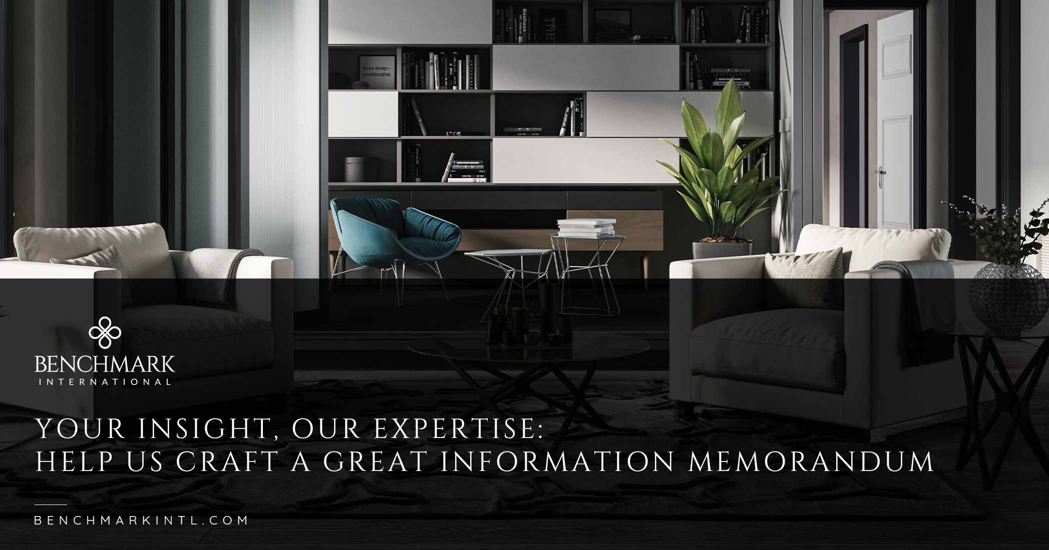 Your Insight, Our Expertise: Help Us Craft a Great Information Memorandum